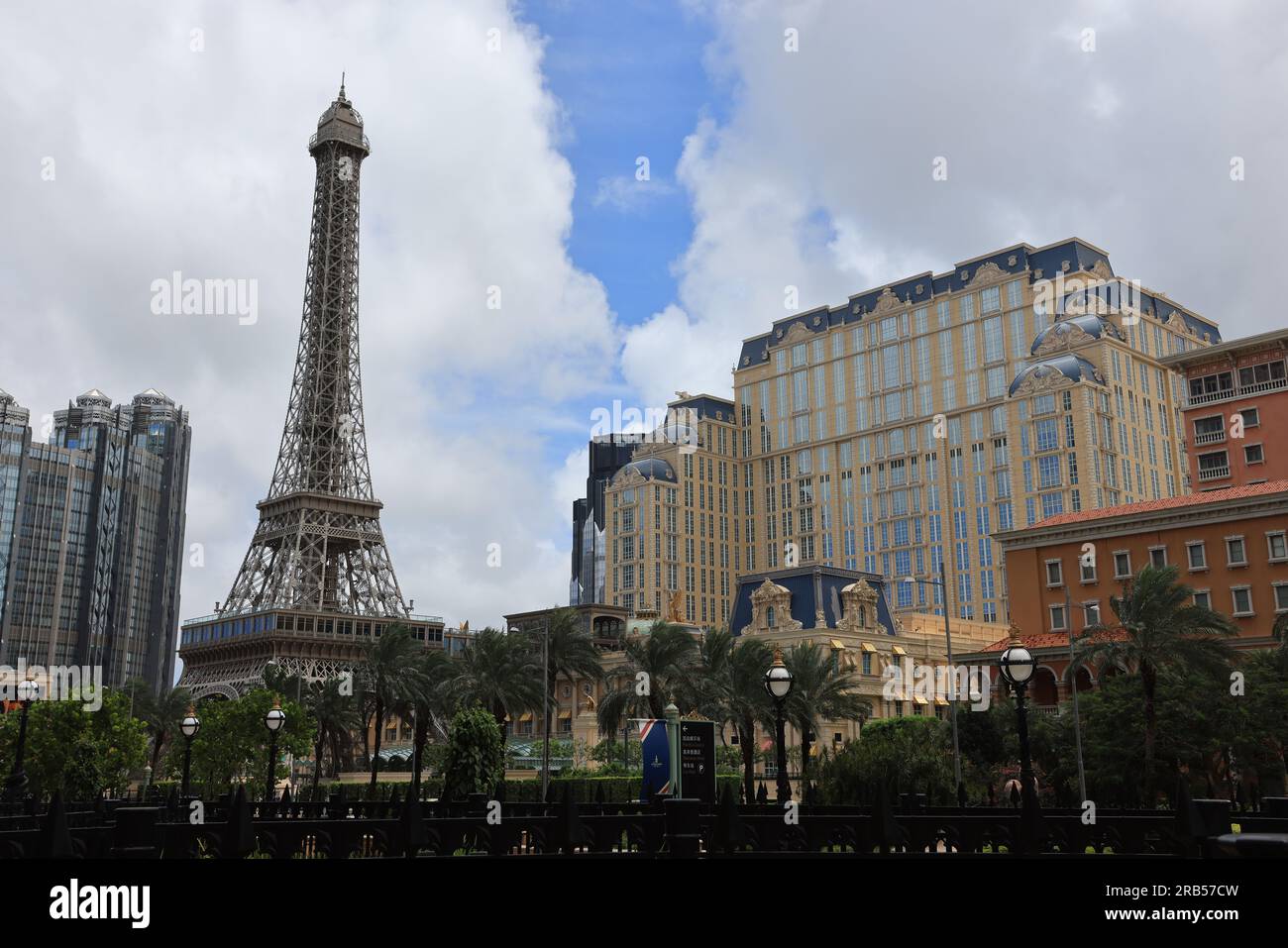 exterior of The Londoner Macao. it is the casino and resort with London ...