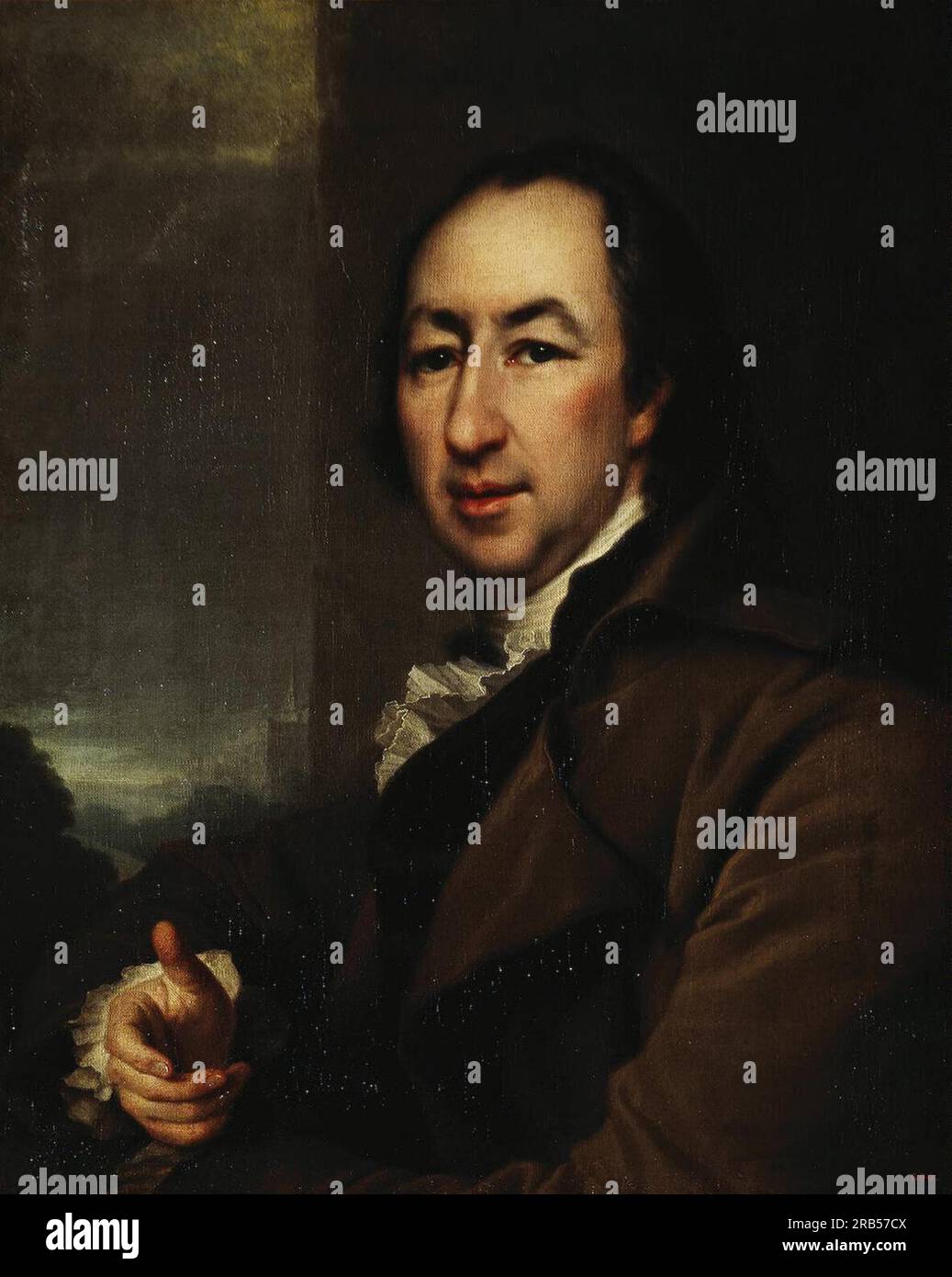 Portrait of Nikolai Novikov 1795 by Dmitry Levitzky Stock Photo - Alamy