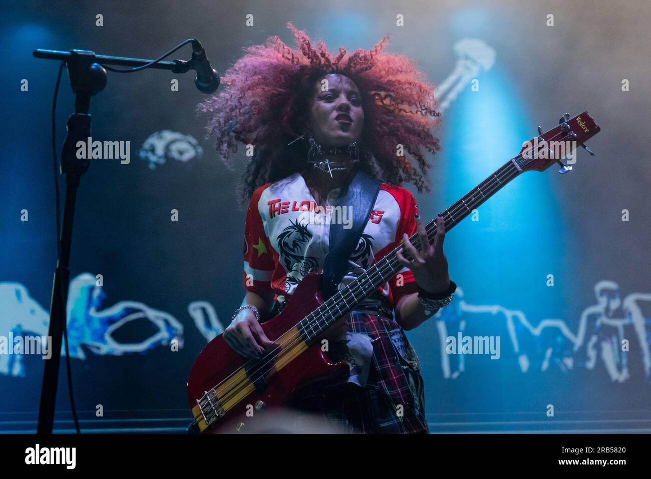 Madrid, Spain. 06th July, 2023. Nova Twins, English rock duo formed in ...