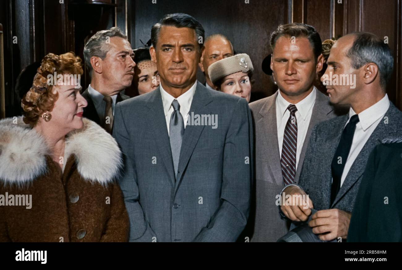 USA. Cary Grant, Robert Ellenstein and Adam Williams in a scene from ...