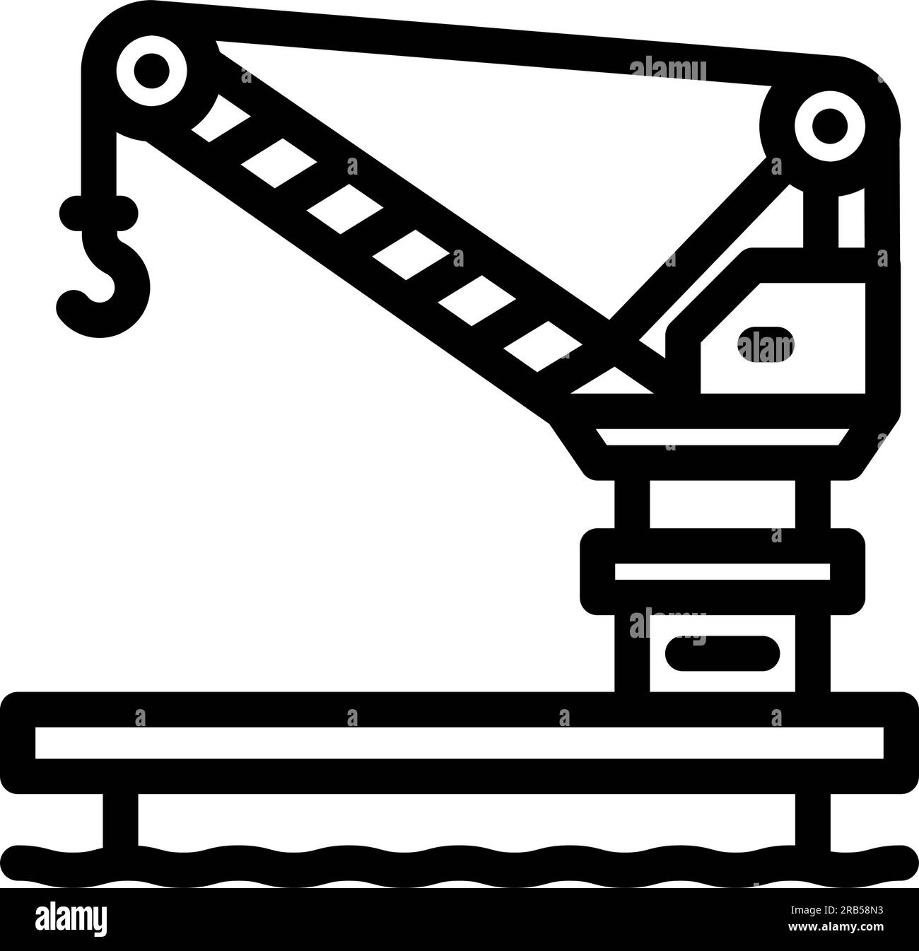 Offshore oil rig engineer Black and White Stock Photos & Images - Alamy