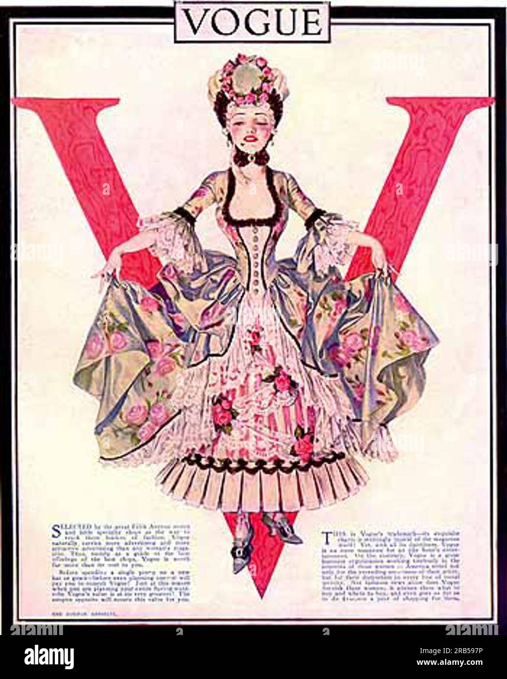 Vogue 1915 by Frank Xavier Leyendecker Stock Photo - Alamy