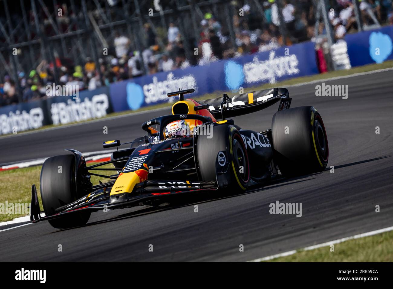 Silverstone, UK. 07th July, 2023. SILVERSTONE - Max Verstappen (Red ...