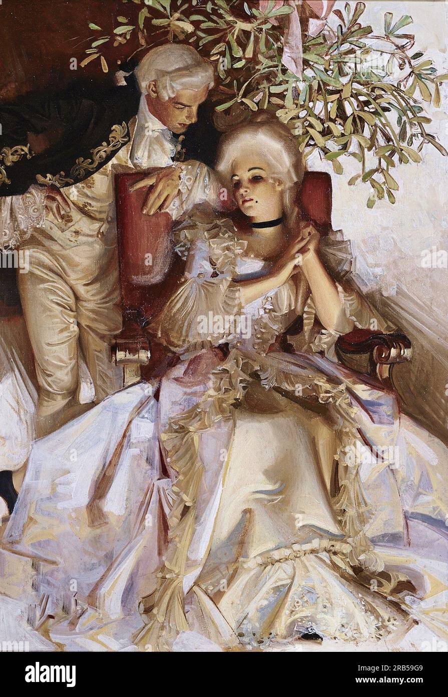 The Courtship, Success Magazine Cover, 1905 1905 by J. C. Leyendecker ...