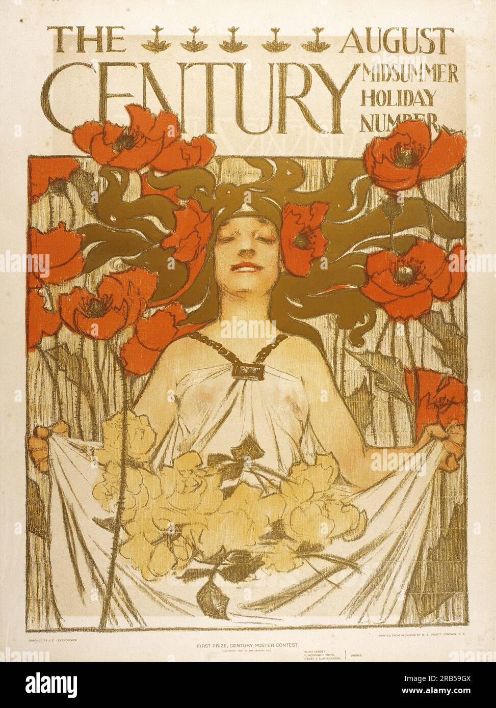 The Century. August 1896 by J. C. Leyendecker Stock Photo - Alamy
