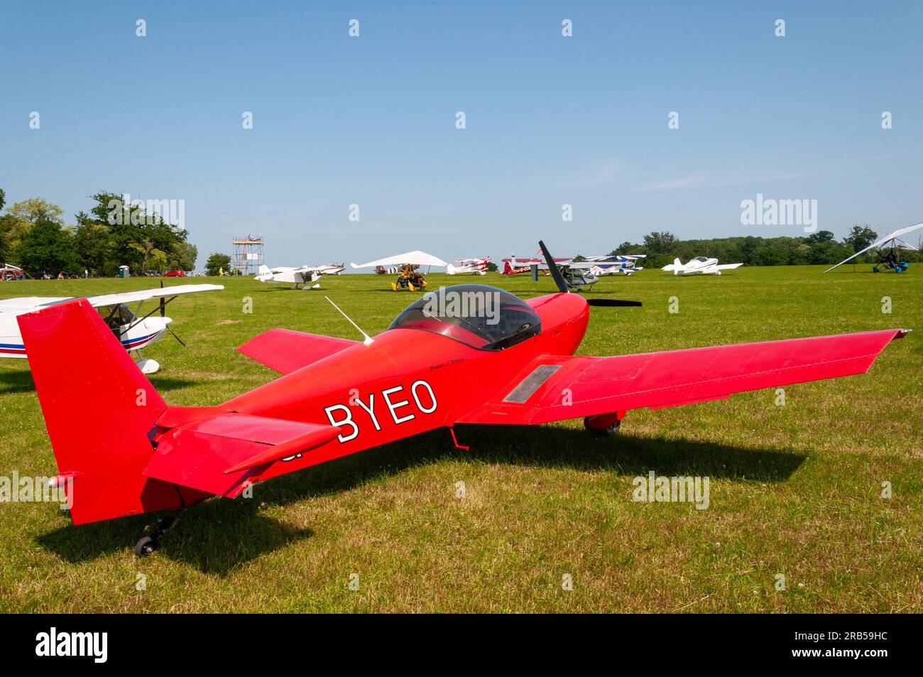 Zenair CH-601 HDS Zodiac plane on display at a wings and wheels event ...