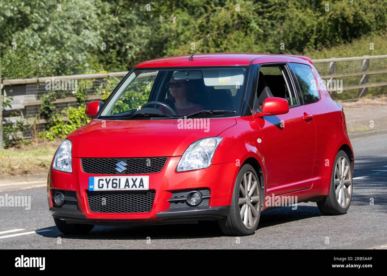 Maruti Swift Modified In Red