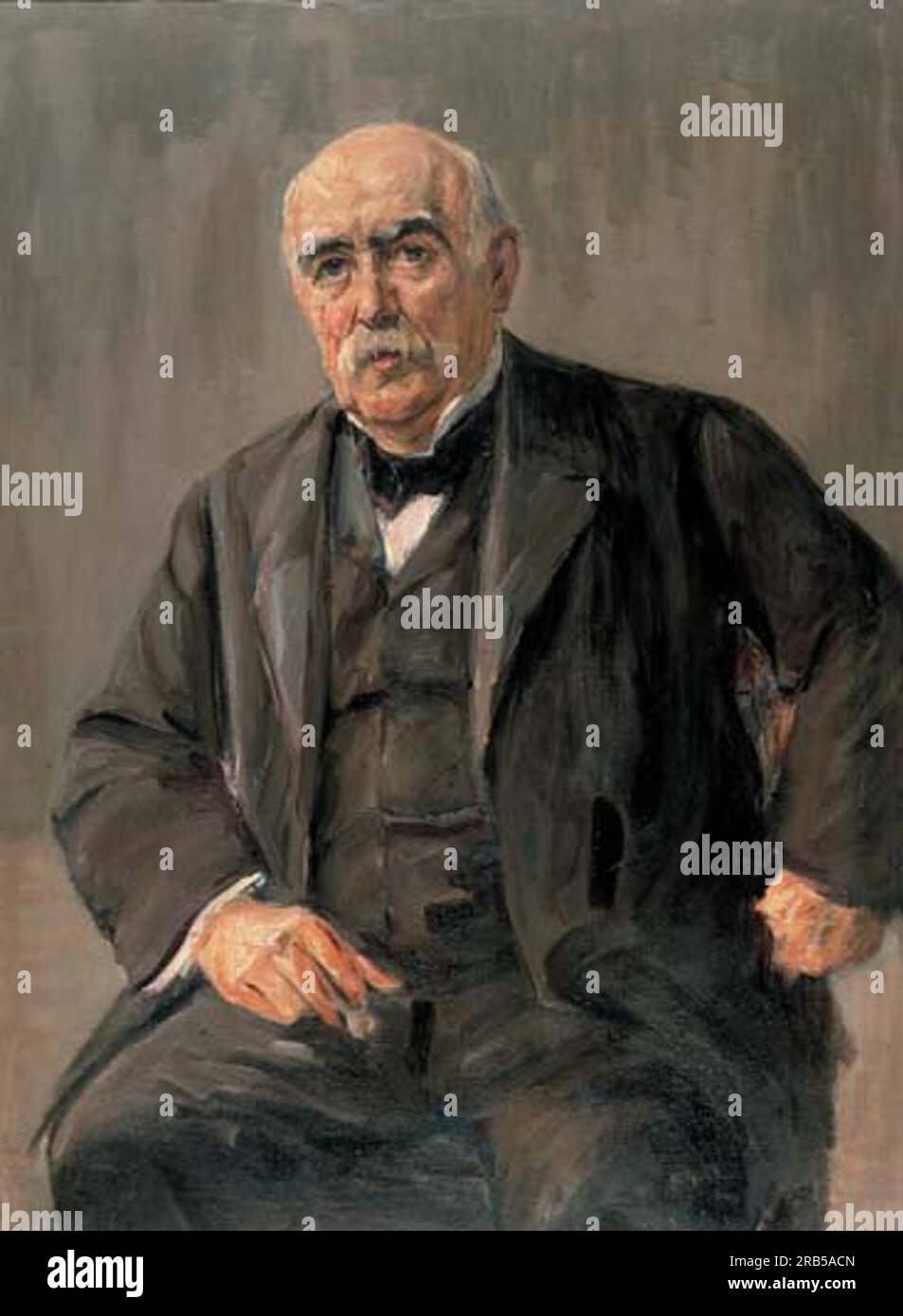 Portrait of Eugen Gutmann 1907 by Max Liebermann Stock Photo - Alamy
