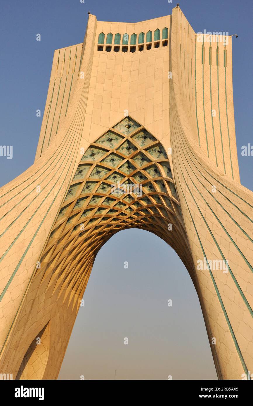 Iran. Teheran. The Azadi Tower or King Memorial Tower Stock Photo - Alamy