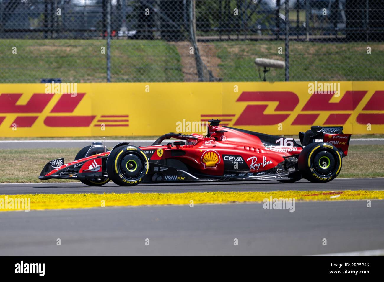 Silverstone, UK - Friday 7th July 2023 - FORMULA 1 ARAMCO BRITISH GRAND PRIX 2023 , Charles ...