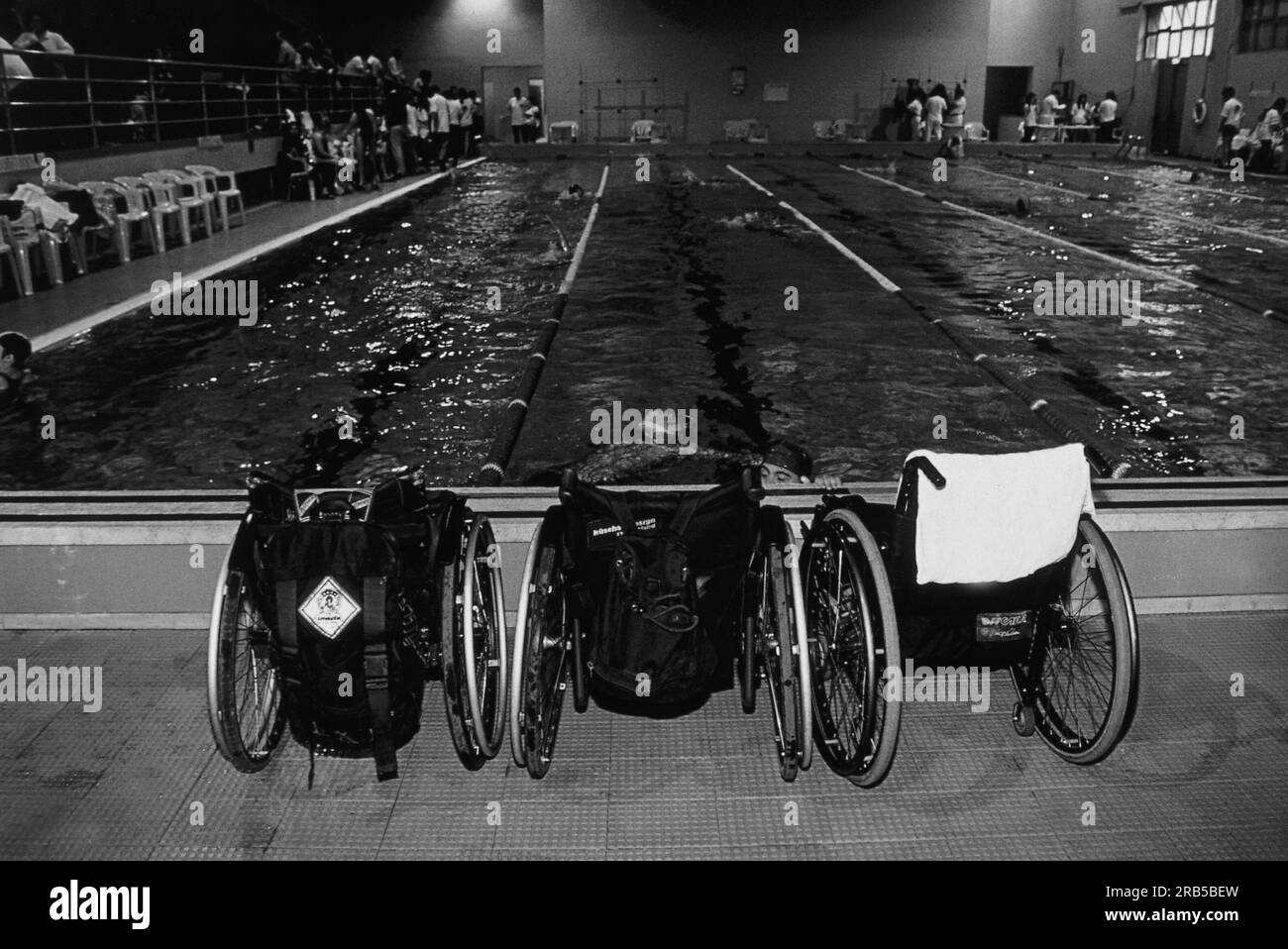 Sport. Swimming Pool. Disabled People Stock Photo - Alamy
