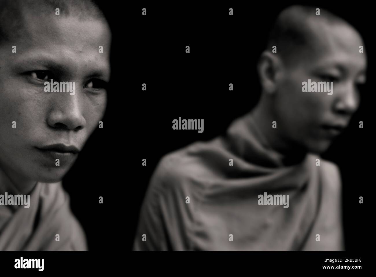 Monks eyes hi-res stock photography and images - Alamy