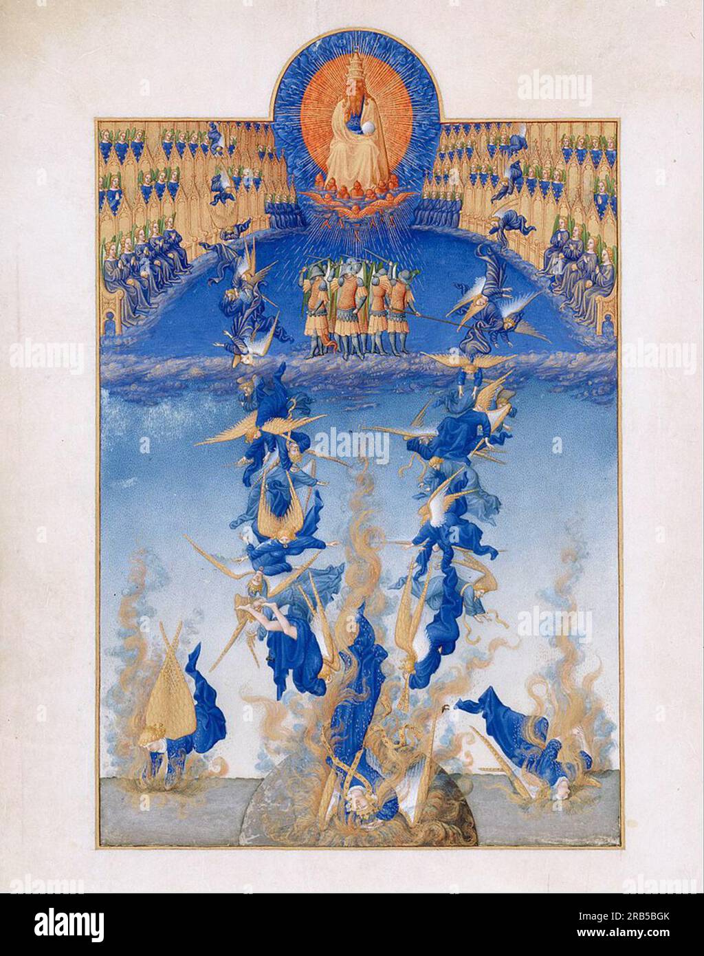 The Fall and Judgement of Lucifer 1411 - 1416; France by Limbourg ...