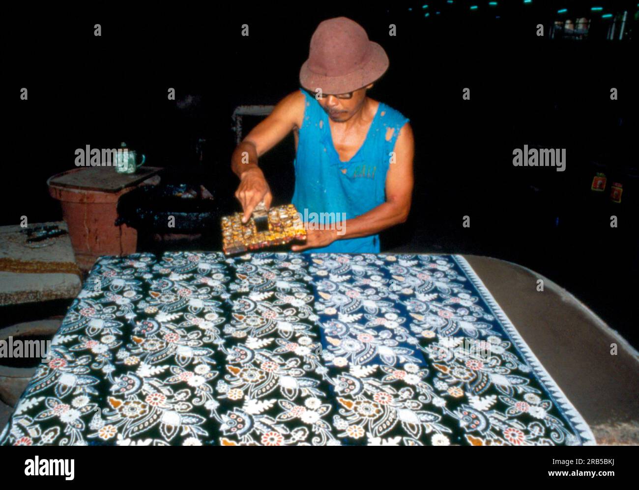 Textile Industry. Indonesia. Yogyakarta. Bathik Stock Photo - Alamy