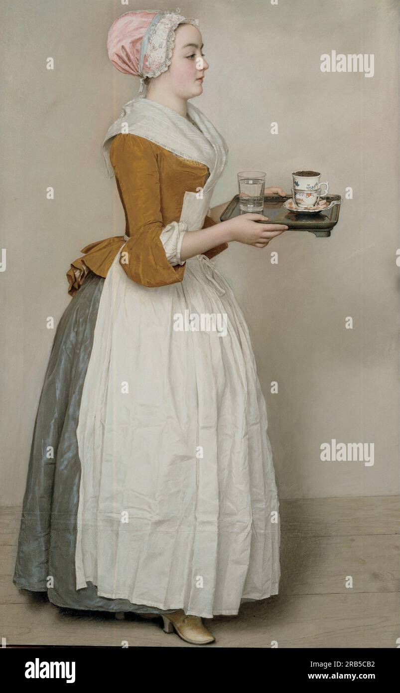 Jean etienne liotard the chocolate girl hi-res stock photography and ...