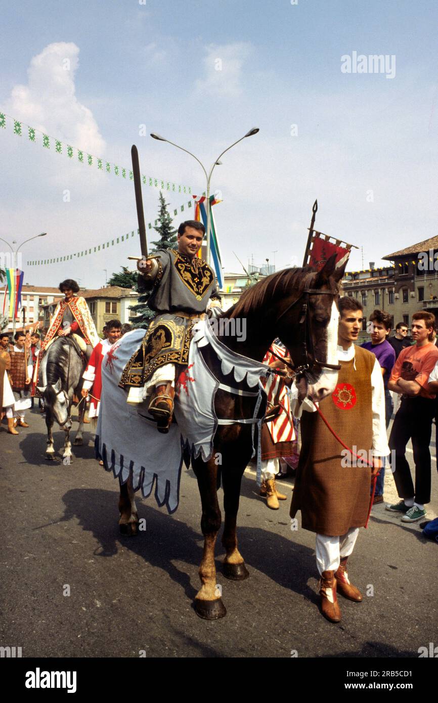 historical parade, sagra del carroccio, legnano, lombardia, italy Stock ...