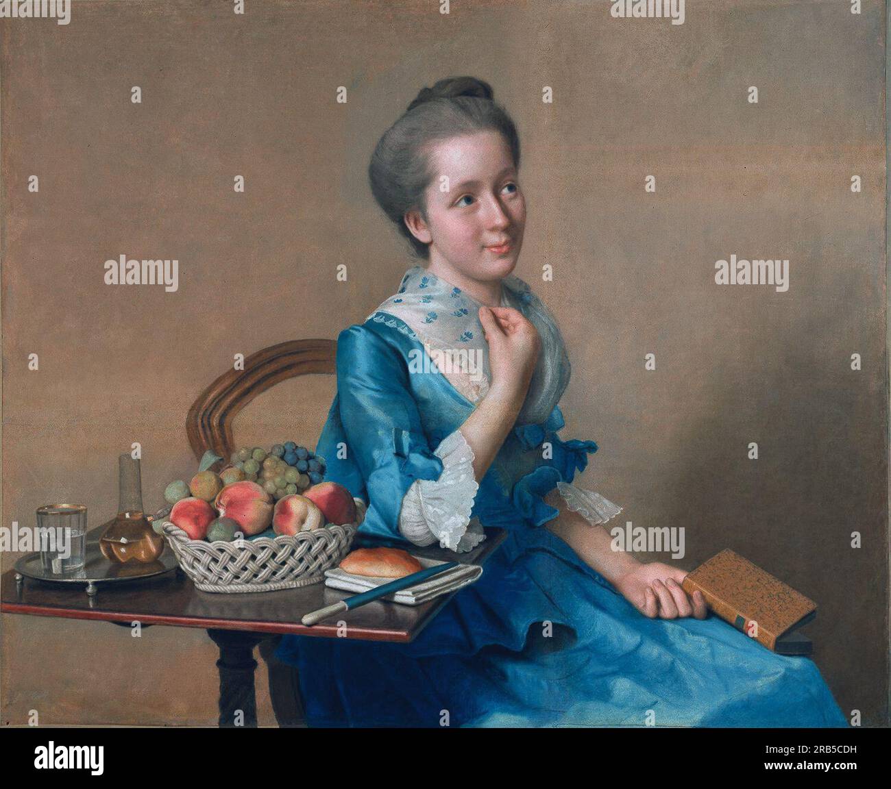 Suzanne Curchod 1761 by Jean-Étienne Liotard Stock Photo - Alamy