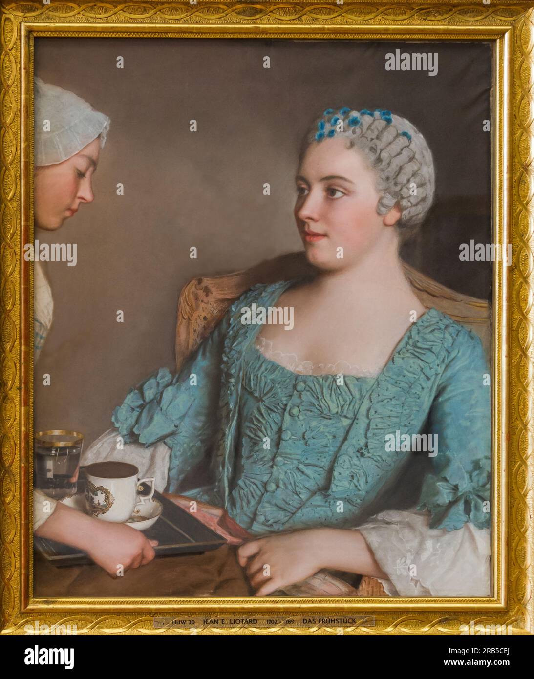 The Early Breakfast 1756 by Jean-Étienne Liotard Stock Photo - Alamy