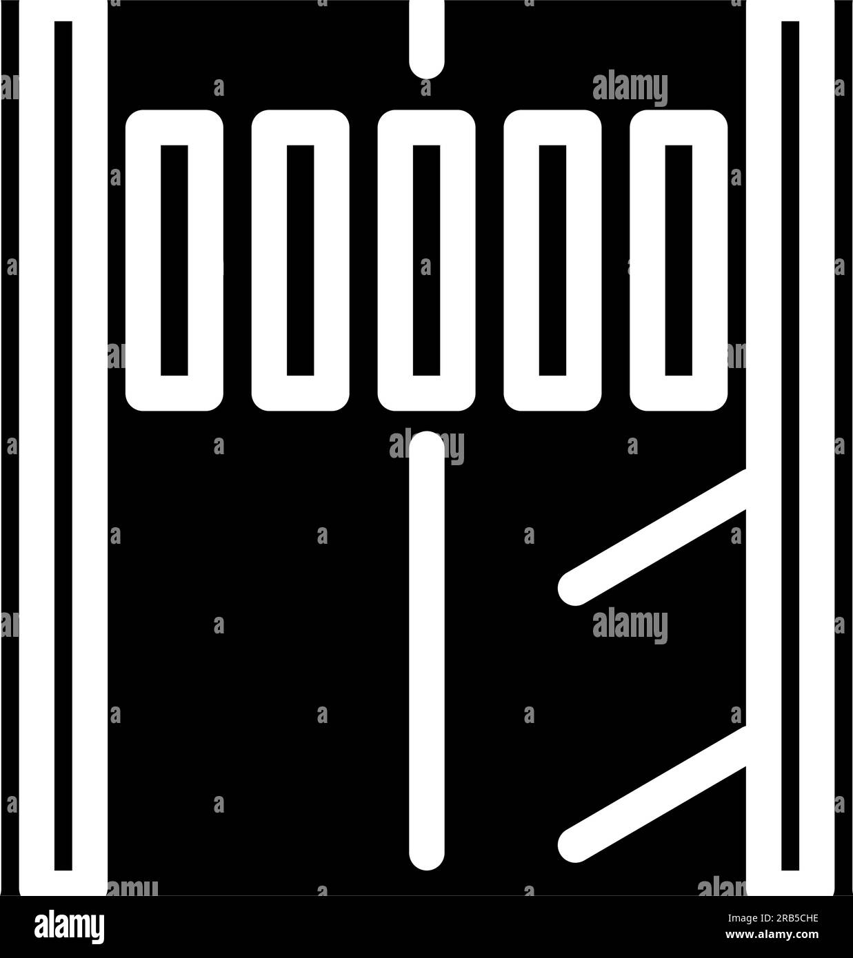 Civil engineering road marking Black and White Stock Photos & Images ...