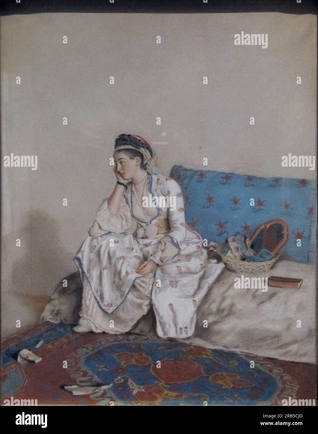 Portrait of Maria Gunning, Countess of Coventry 1749 by Jean-Étienne ...