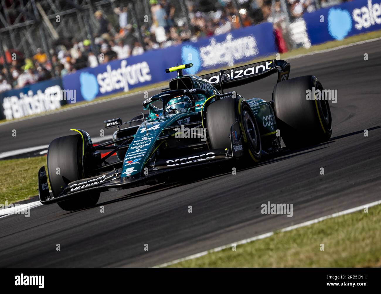 Silverstone, UK. 07th July, 2023. SILVERSTONE - Fernando Alonso (Aston ...