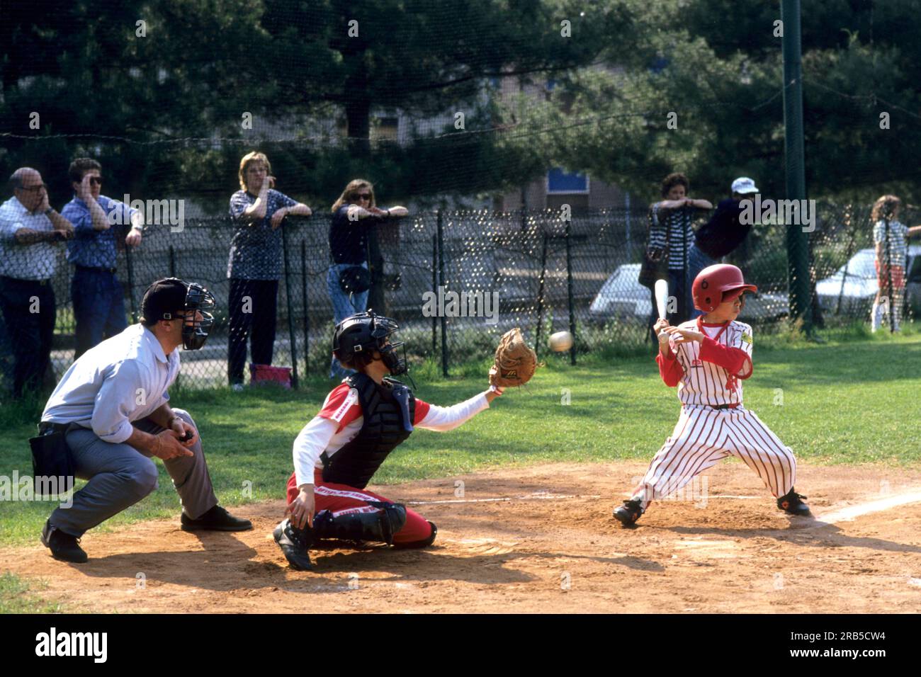 Baseball. Little Boys Stock Photo - Alamy