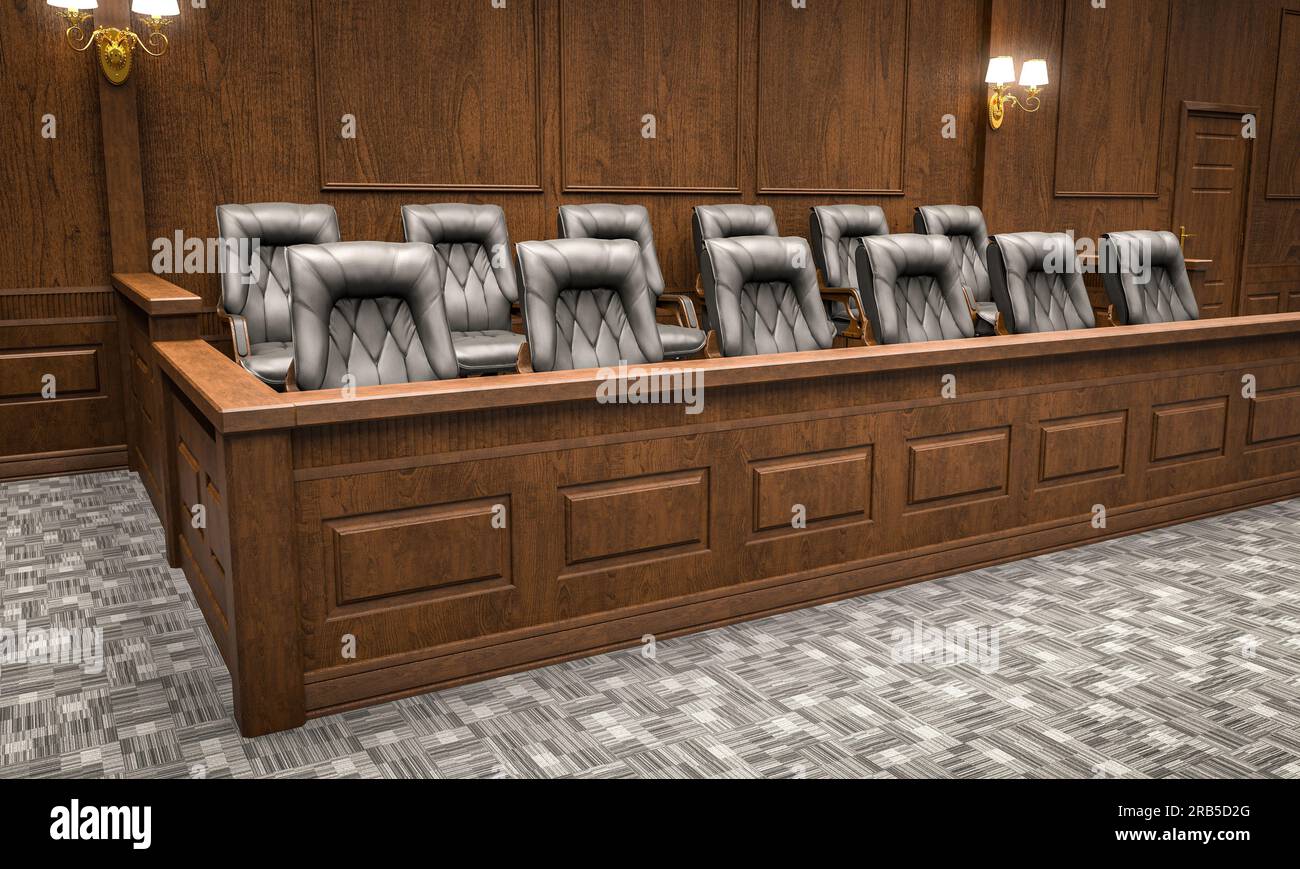 Court room jury hi-res stock photography and images - Alamy