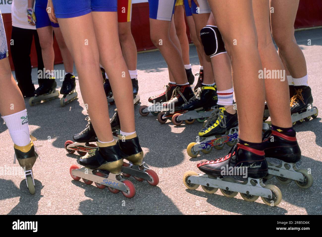 Children. Roller Skating Stock Photo - Alamy