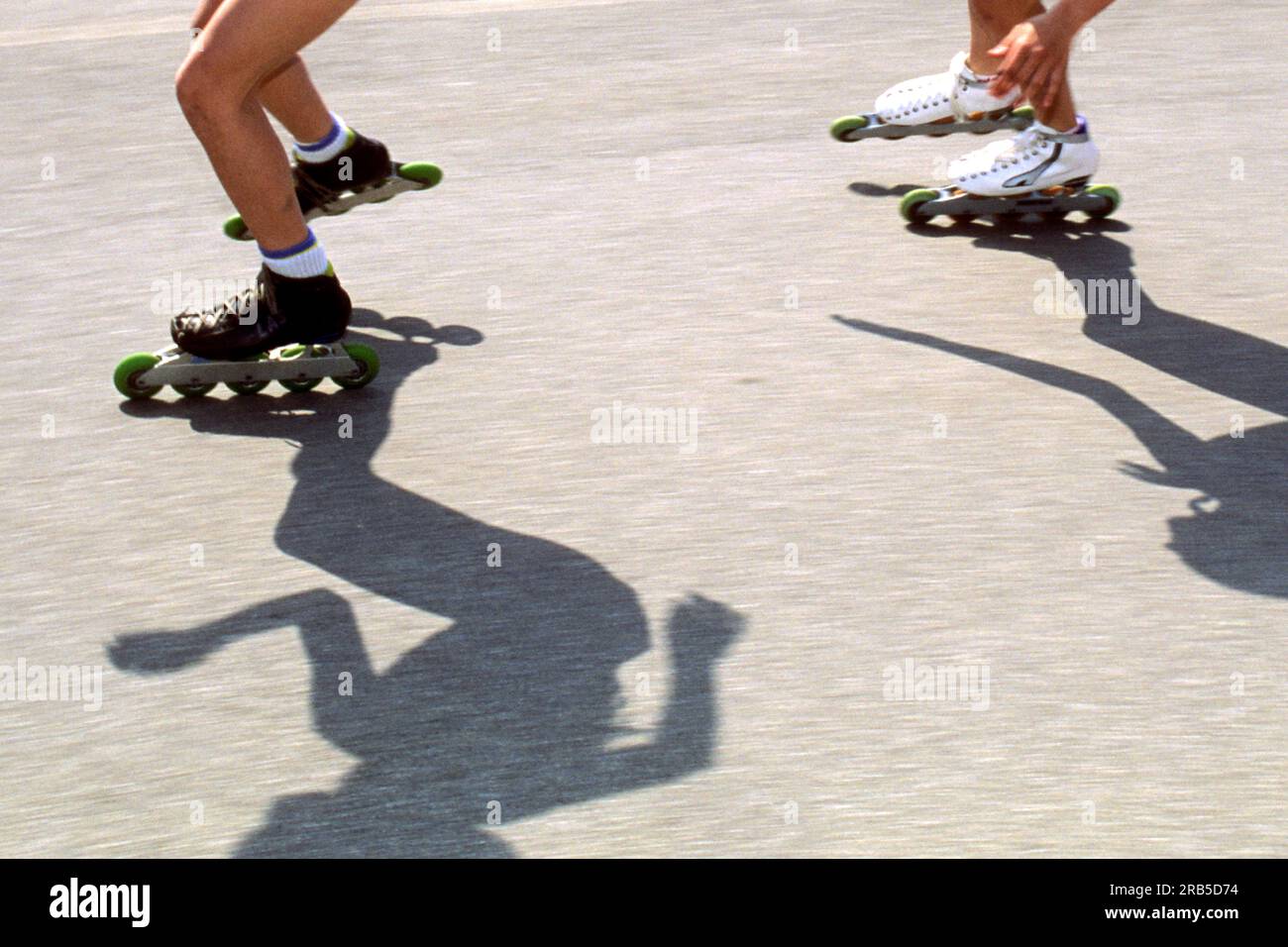 Children. Roller Skating Stock Photo - Alamy