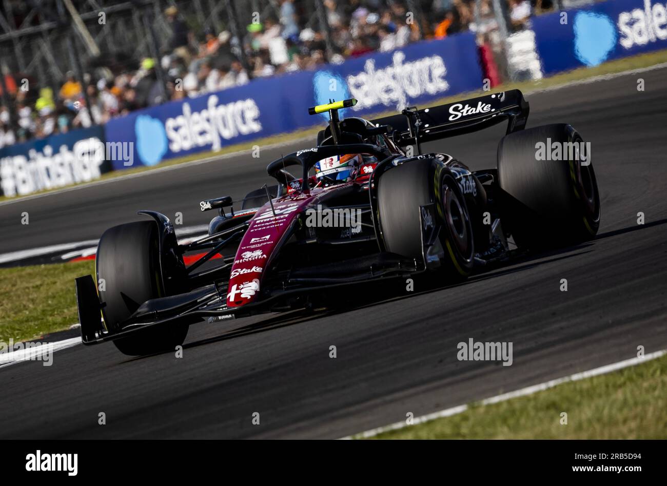 Silverstone, UK. 07th July, 2023. SILVERSTONE - Zhou Guanyu (Alfa Romeo ...