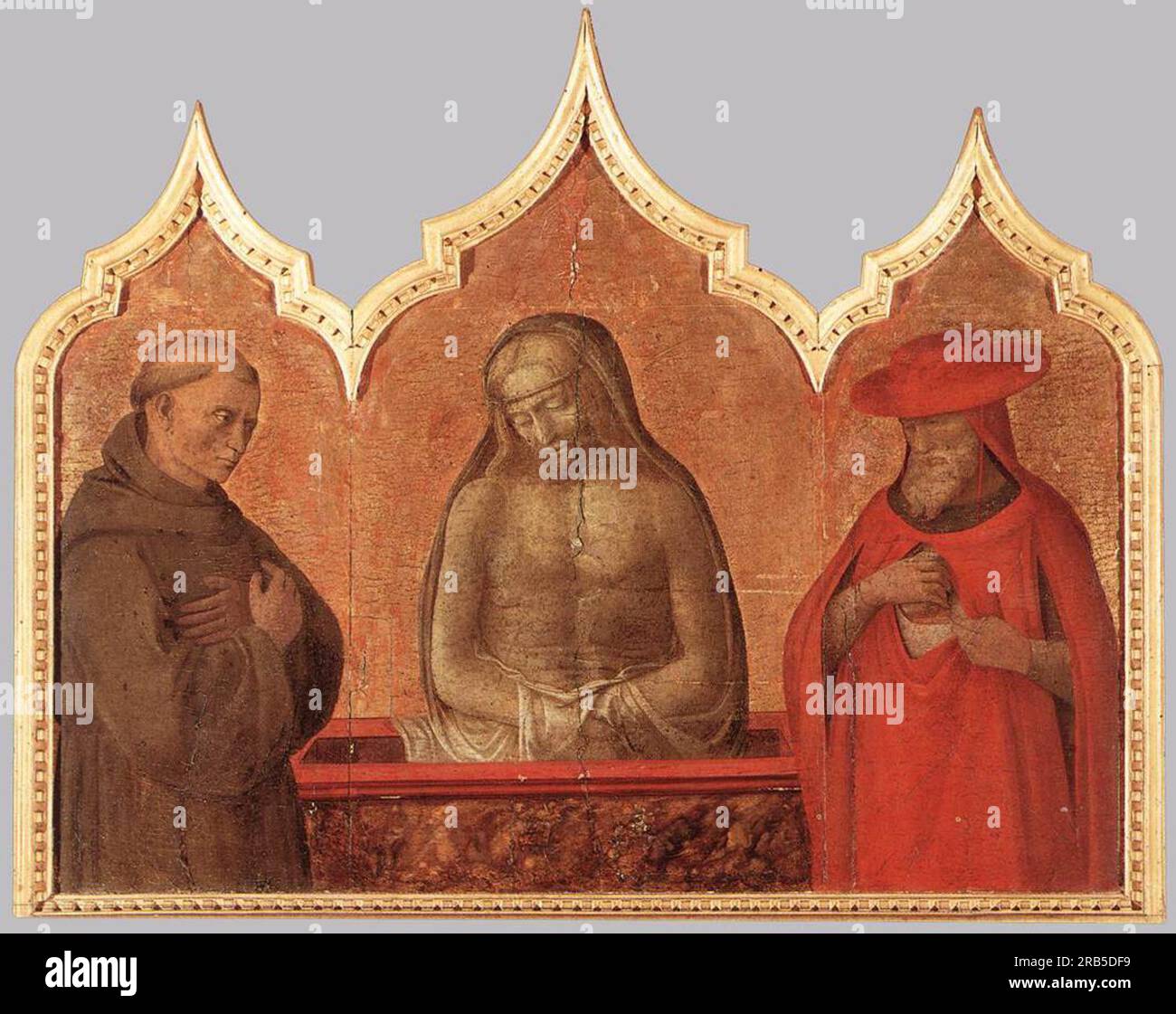 Man of Sorrows by Filippo Lippi Stock Photo - Alamy