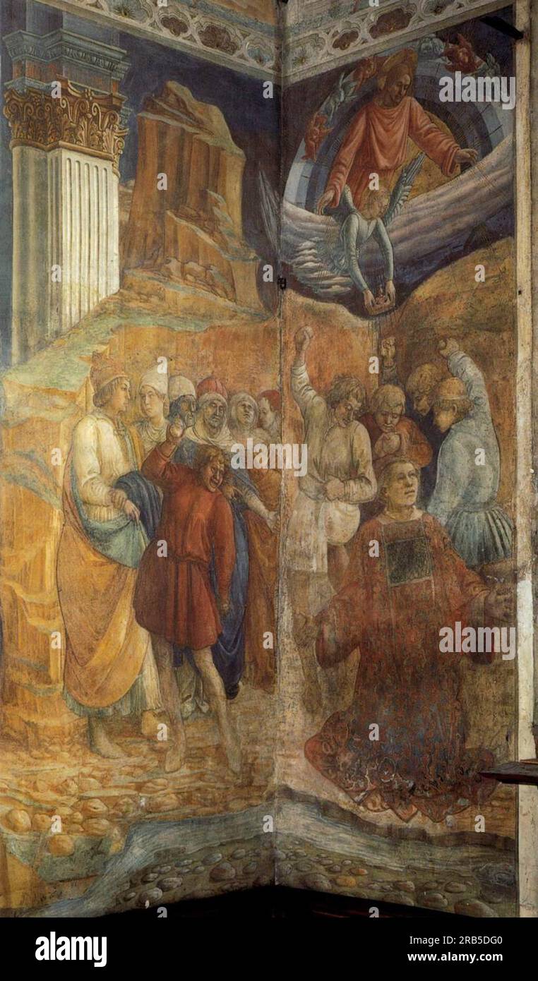 The Martyrdom of St. Stephen 1460 by Filippo Lippi Stock Photo - Alamy
