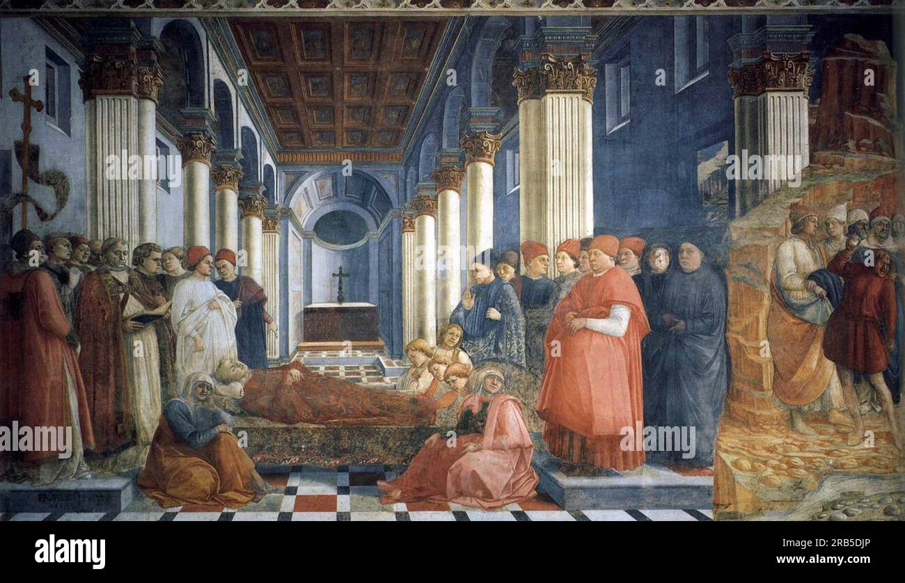 The Funeral of St. Stephen 1460 by Filippo Lippi Stock Photo - Alamy