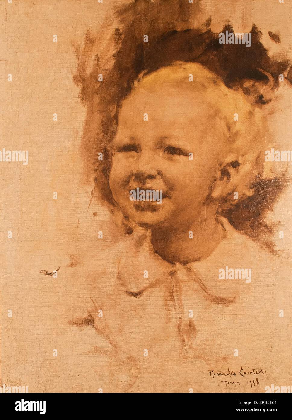 Drawing for the portrait to His Royal Highness Vittorio Emanuele 1938 ...