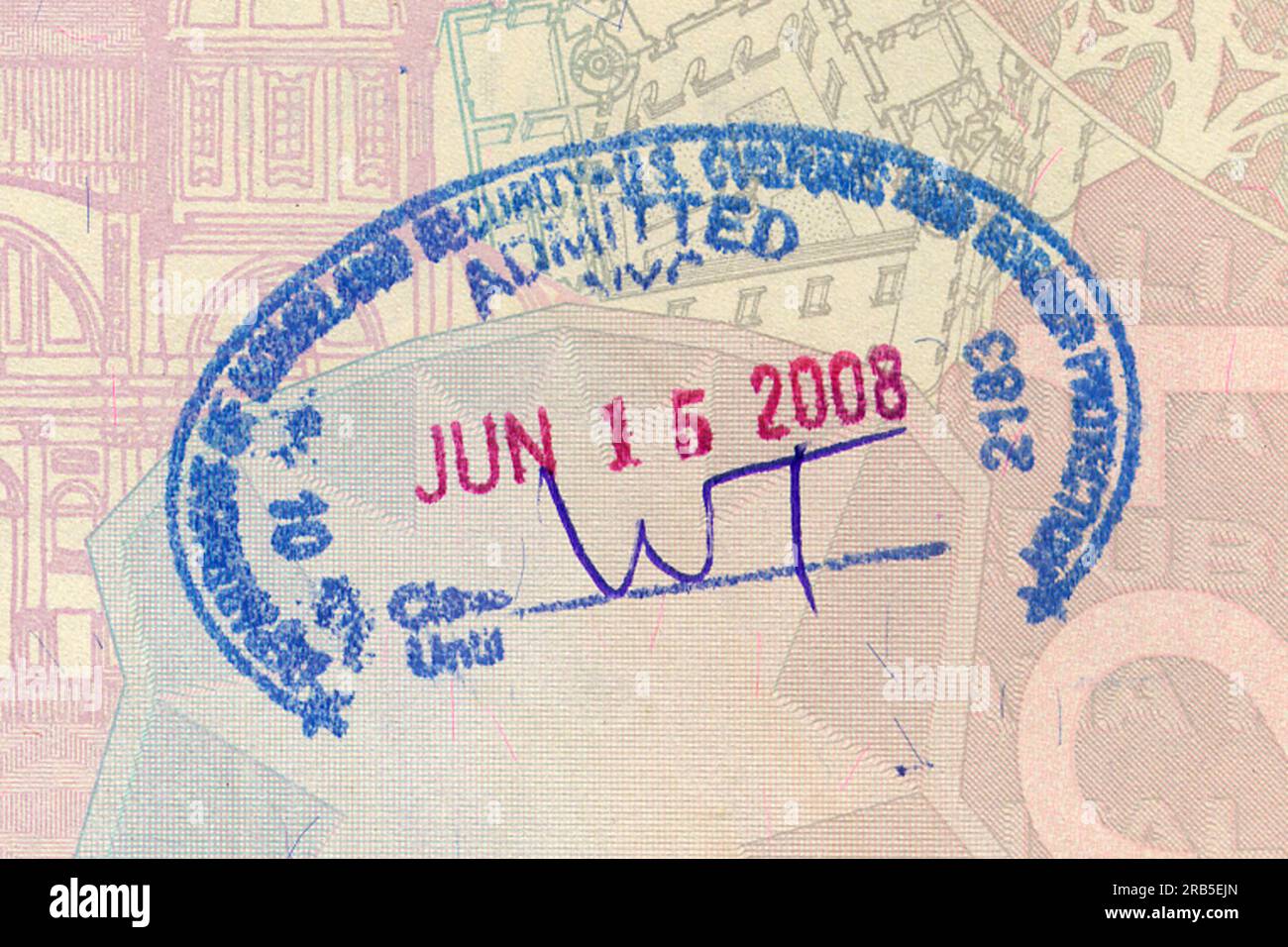 Entry documents hi-res stock photography and images - Alamy