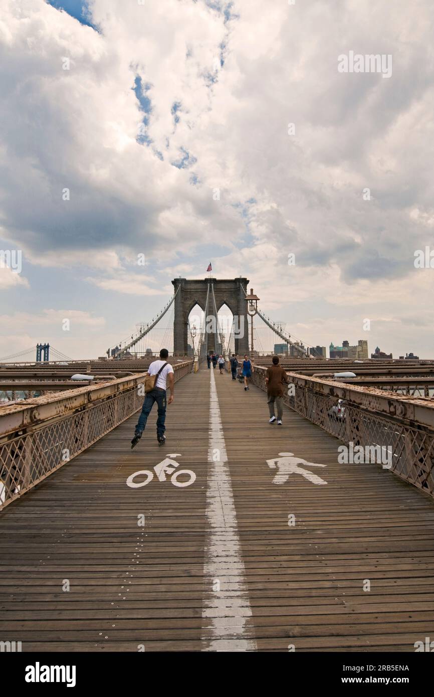 Brooklin Bridge. Manhattan. New York City. Usa Stock Photo - Alamy
