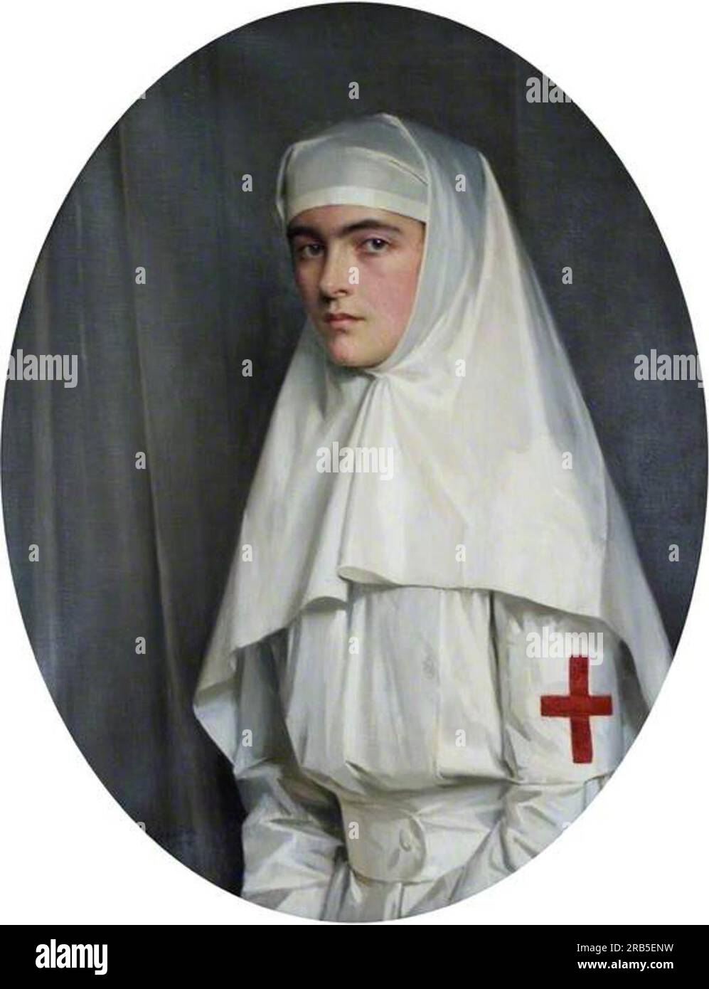 Portrait of a Nurse 1916 by William Logsdail Stock Photo - Alamy