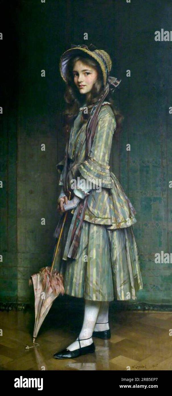 An Early Victorian 1906 by William Logsdail Stock Photo - Alamy