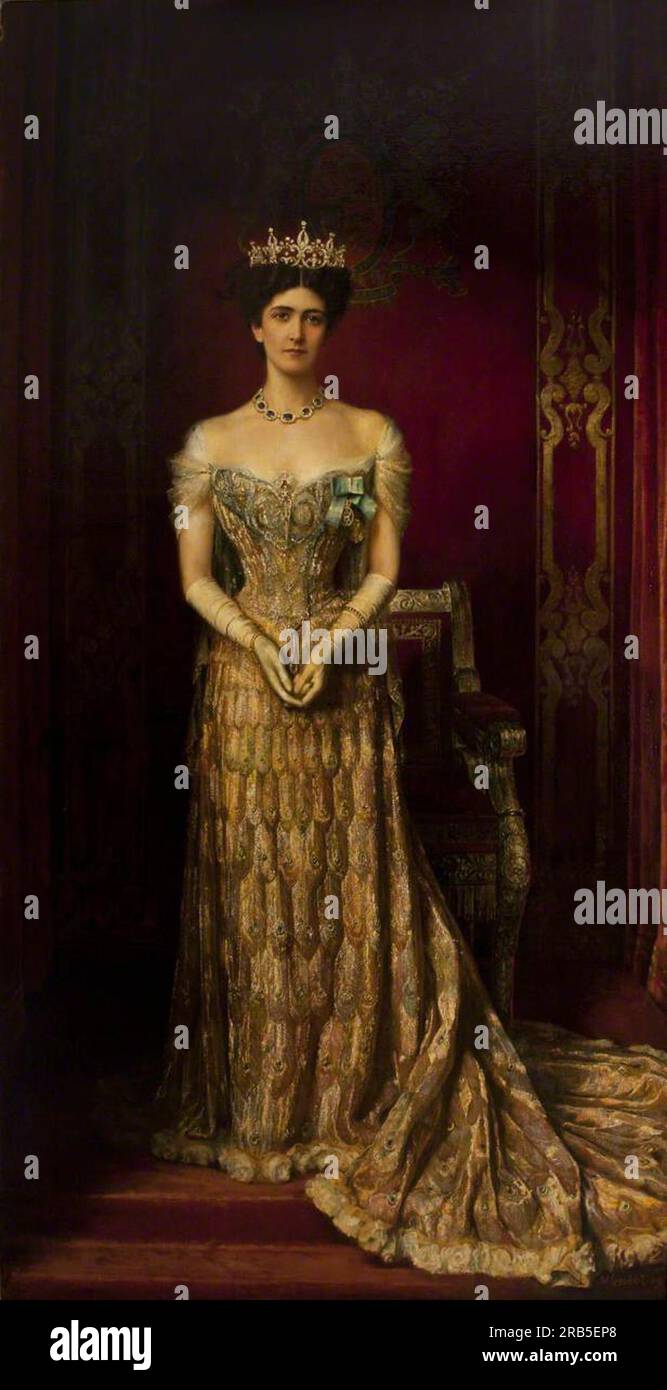 Mary Victoria Leiter 1909 by William Logsdail Stock Photo - Alamy