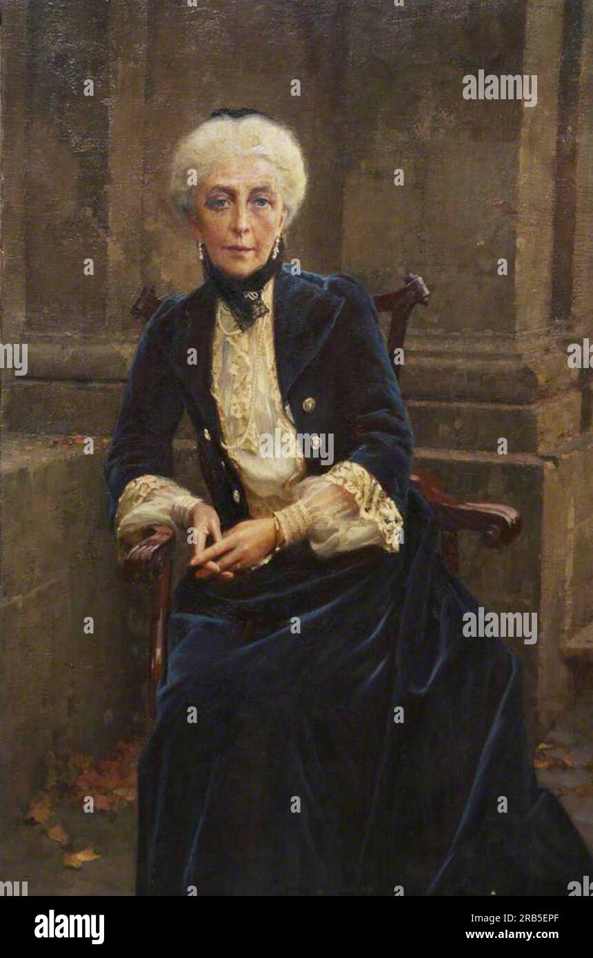 Agnes Elizabeth 1920 by William Logsdail Stock Photo - Alamy