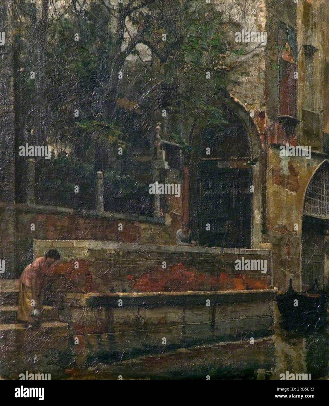 A Corner of Old Venice 1885 by William Logsdail Stock Photo - Alamy