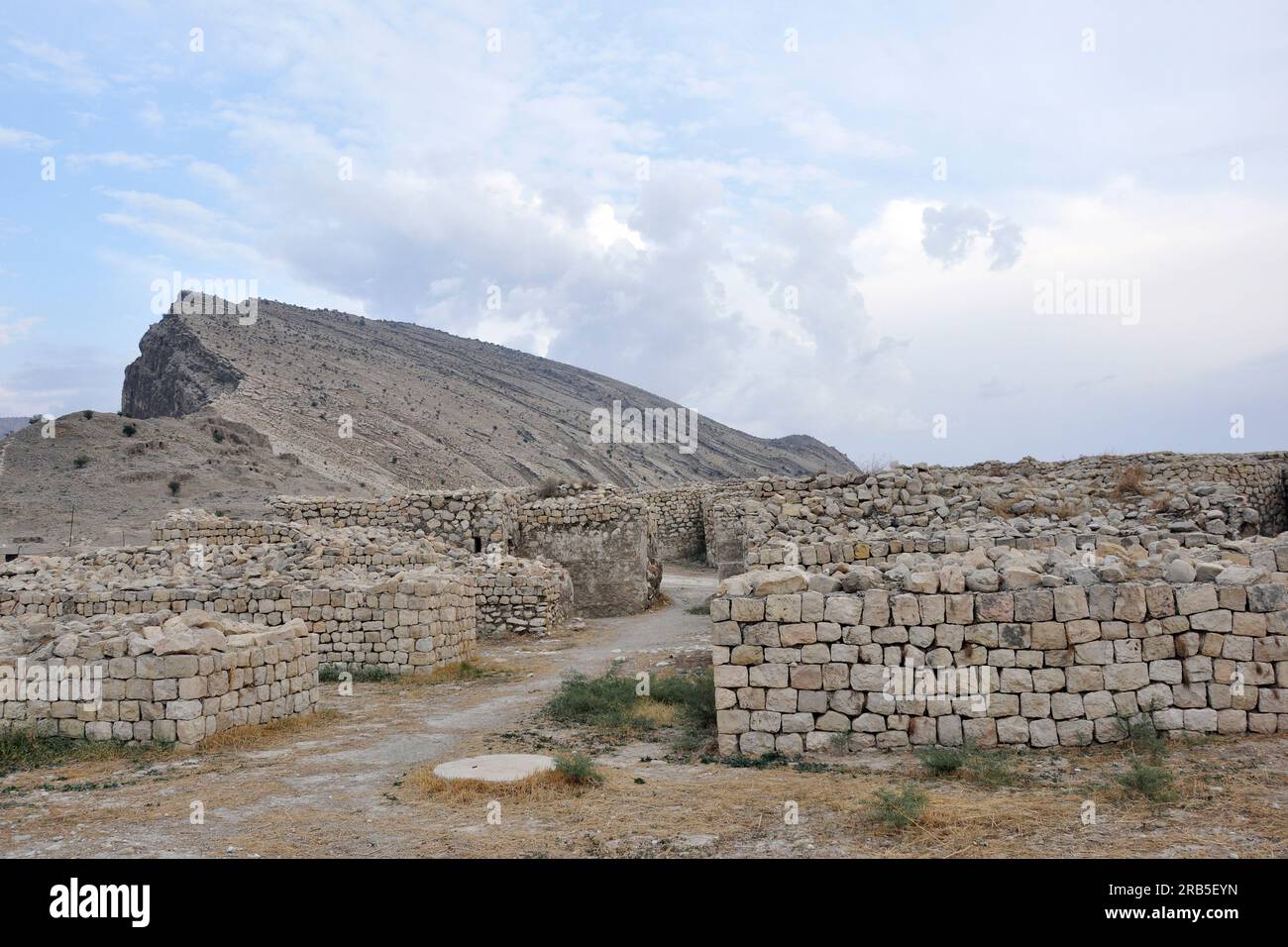 Iran. Bishapur. Fire Temple Stock Photo - Alamy