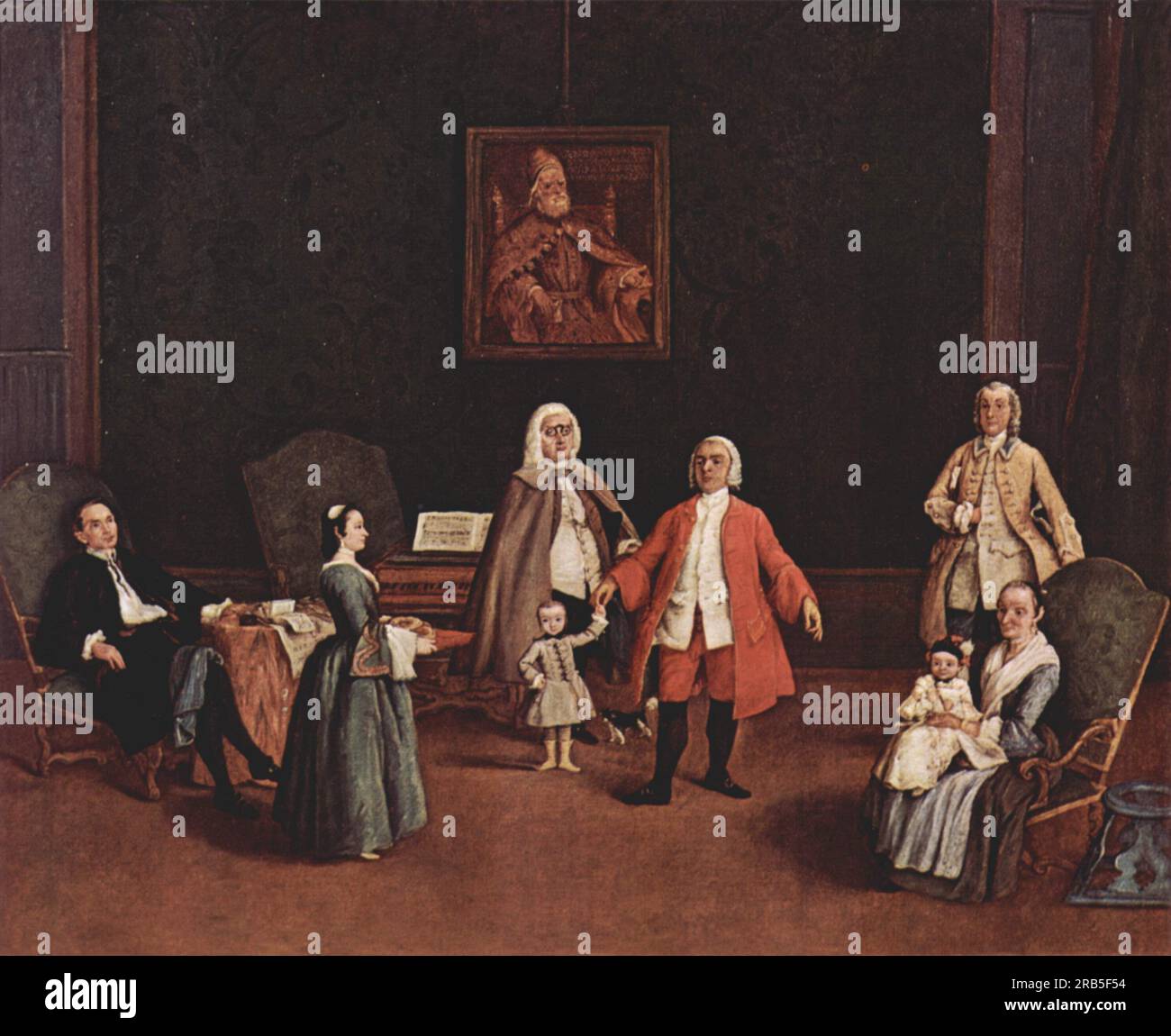 Venetian rococo painting hi-res stock photography and images - Alamy