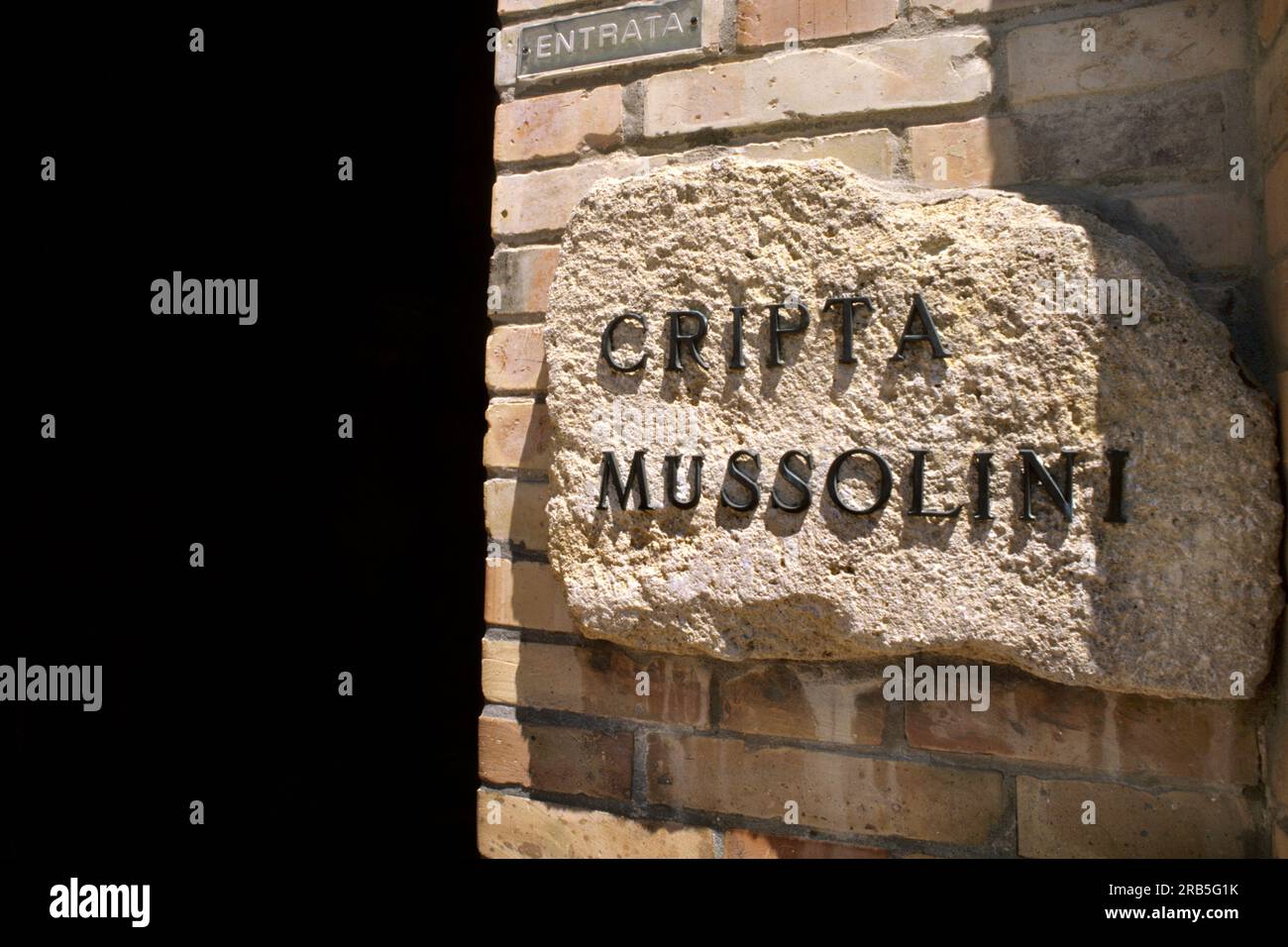 Cripta mussolini hi-res stock photography and images - Alamy