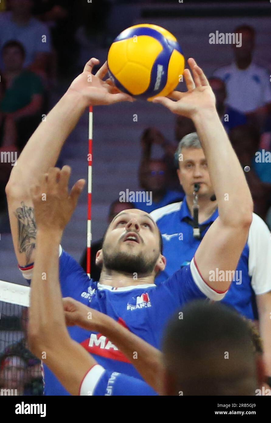 Antoine Brizard of France during the Volleyball Nations League 2023 ...
