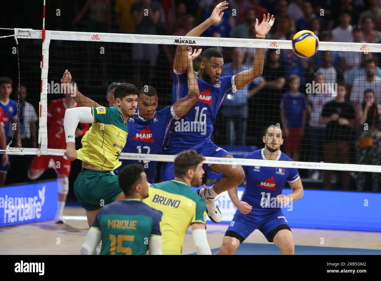 Stephen Boyer , Antoine Brizard , Daryl Bultor of France during the ...