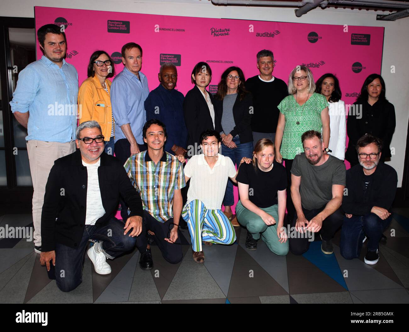 London.UK. Paul Ridd, Eugene Hernandez, Clare Binns, Andrew Durham ...