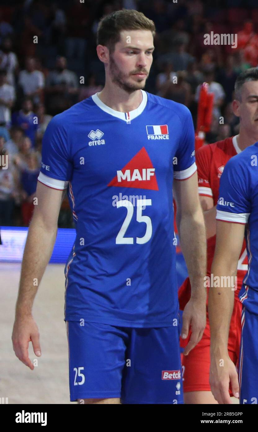 Quentin Jouffroy of France during the Volleyball Nations League 2023 ...