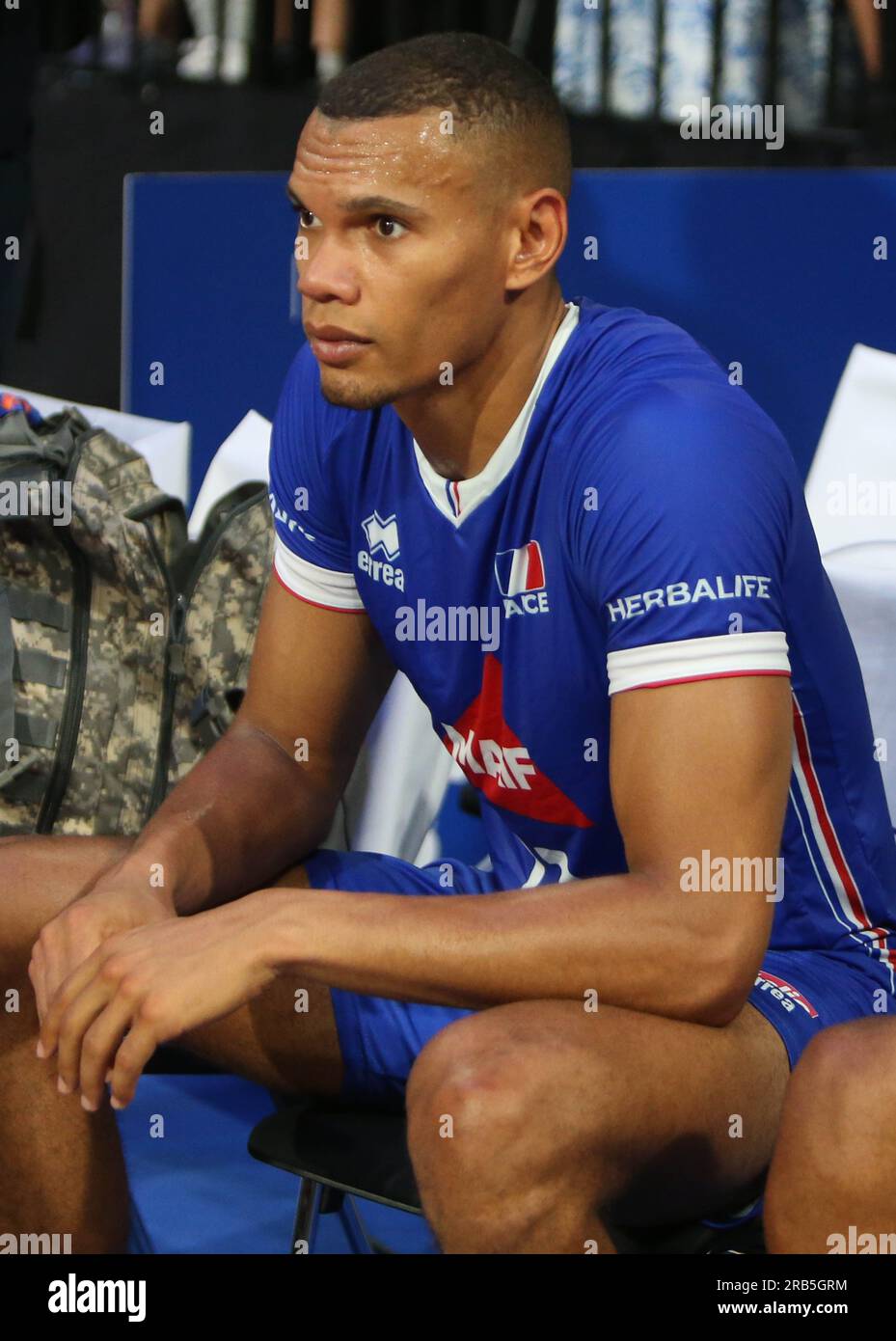 Stephen Boyer of France during the Volleyball Nations 2023 between ...