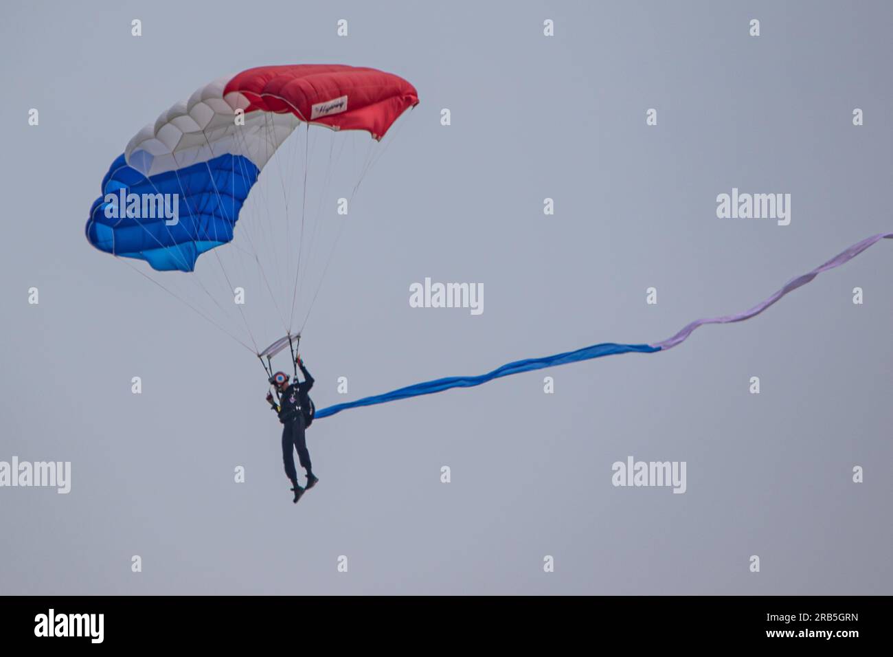 Miitary Parachute display by the Team Phenix Armée de l'air et de l ...